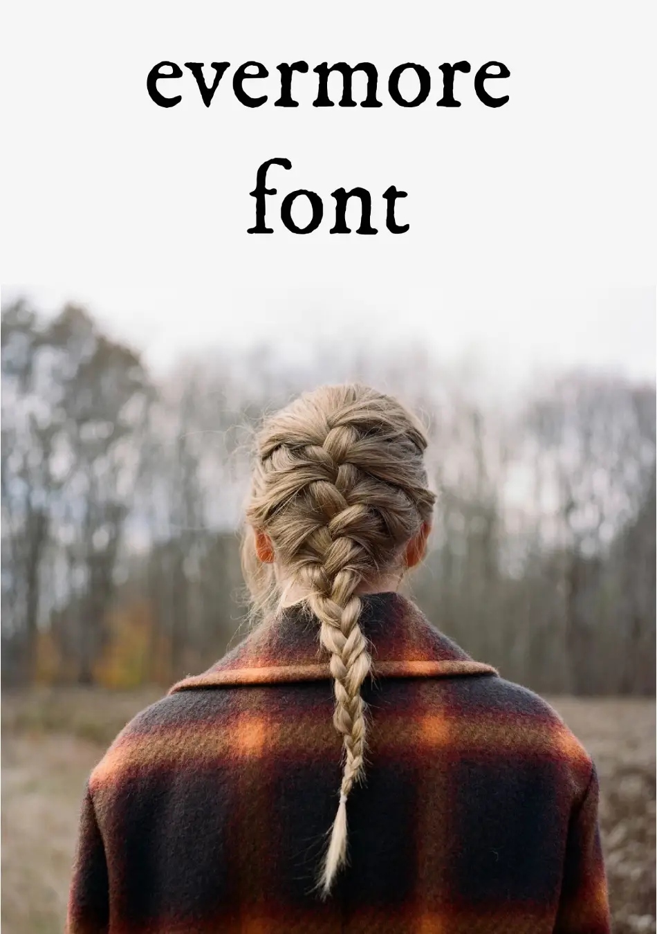 Evermore Taylor Swift Font Download - What Font Finder