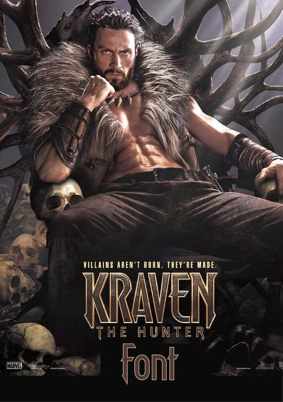 Kraven the Hunter Font - What Font Finder