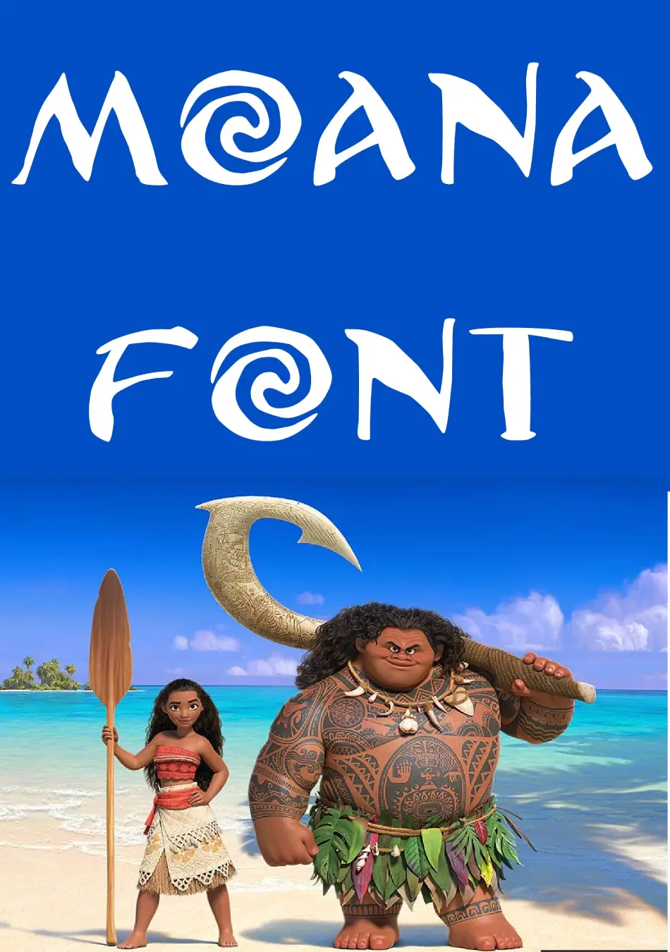 Moana Font - What Font Finder