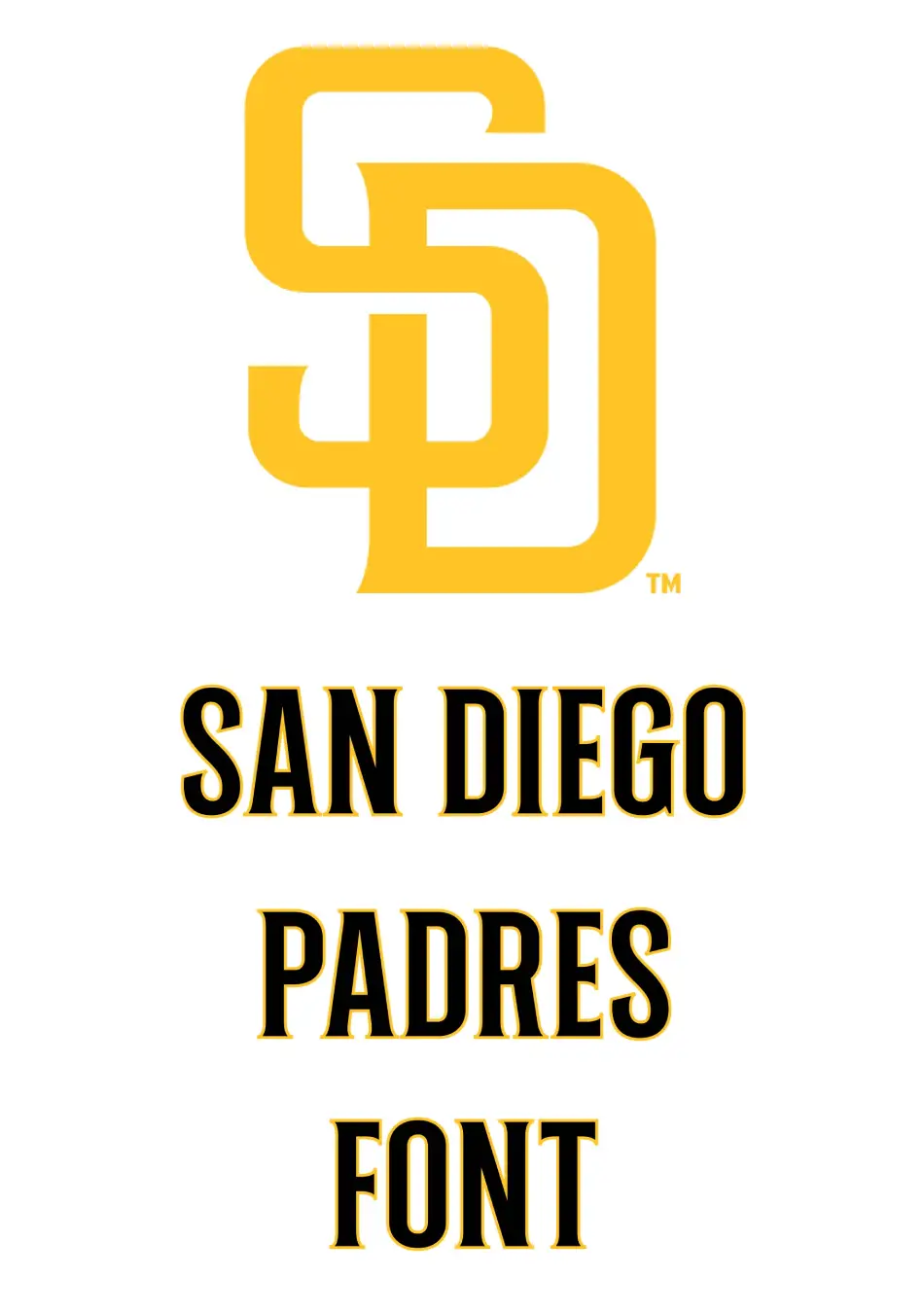 San Diego Padres Font - What Font Finder