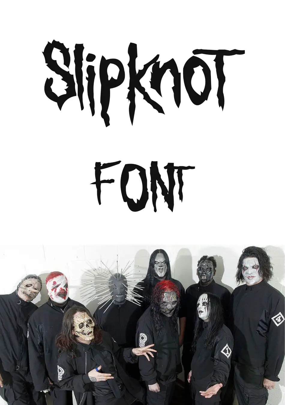 Slipknot Font - What Font Finder