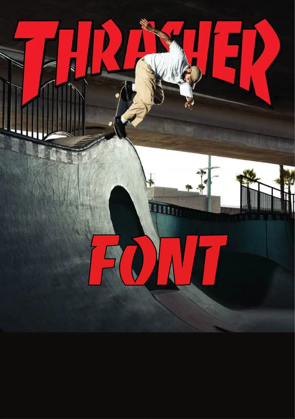 Thrasher Font - What Font Finder
