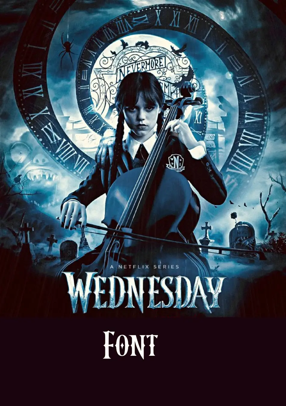 Wednesday Font - What Font Finder