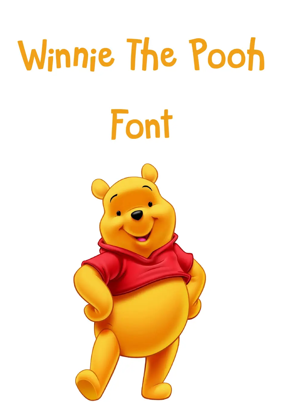Winnie The Pooh Font - What Font Finder