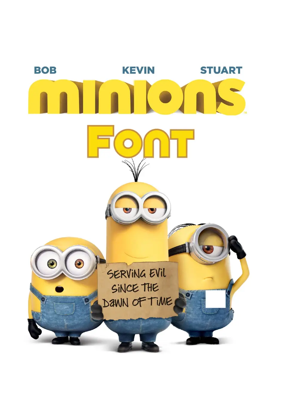 Minions Font - What Font Finder