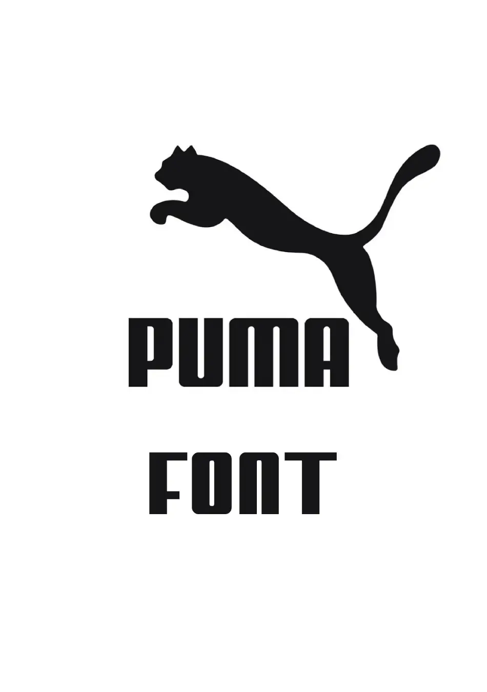 Puma Font - What Font Finder