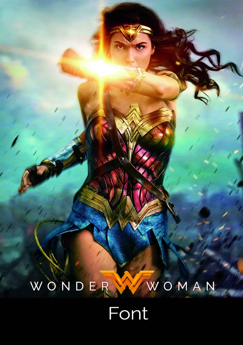 Wonder Woman Font - What Font Finder
